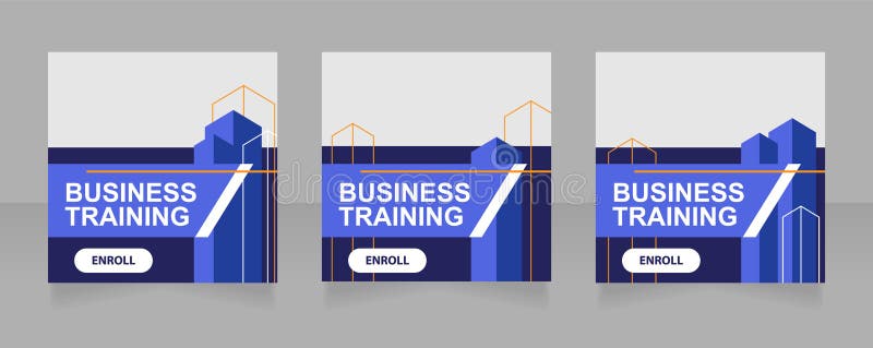 Business Training Web Banner Design Template Stock Vector ...