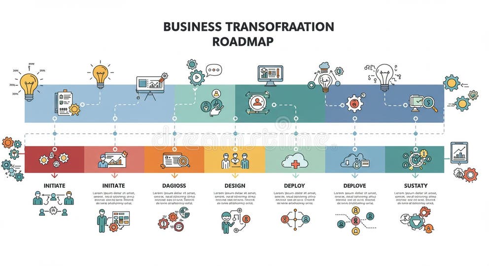 Horizontal Roadmap Stock Illustrations – 697 Horizontal Roadmap Stock ...