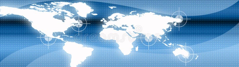 Business and Travel Web Header Stock Illustration - Illustration of ...