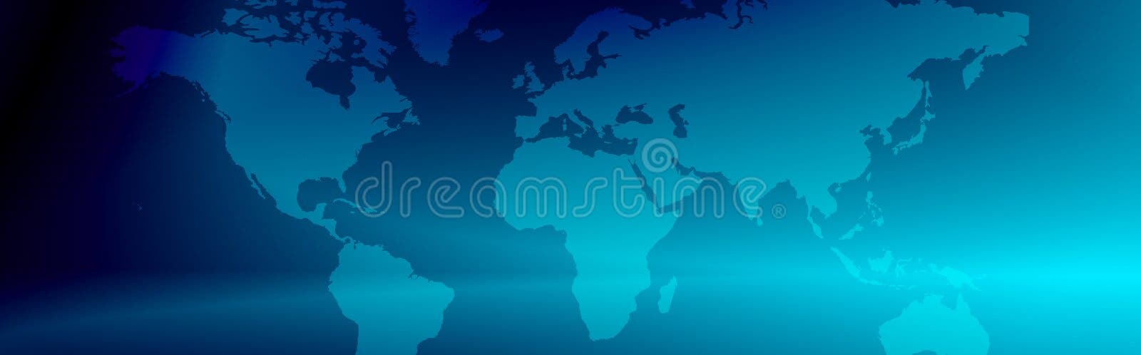 Travel Web Header / World Map Stock Illustration - Illustration of ...