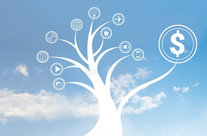 Business Tree Timeline Infographics. Stock Vector - Illustration of ...