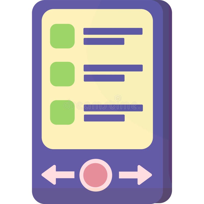 Business Trend Analysis on Smartphone Vector Icon Stock Illustration ...