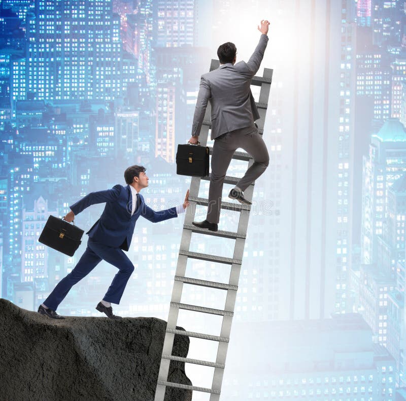 Business Unethical Competition Concept with Businessmen Stock Photo ...