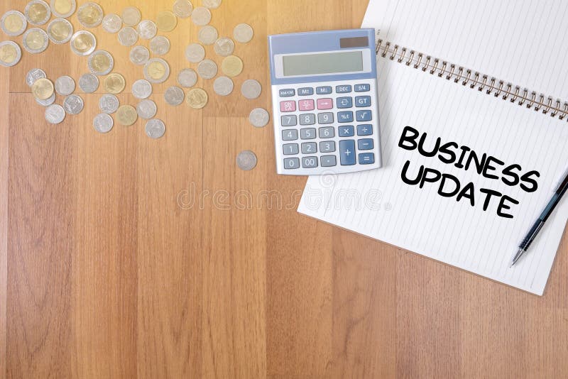 Business Update stock photo. Image of notebook, analysis - 78300628