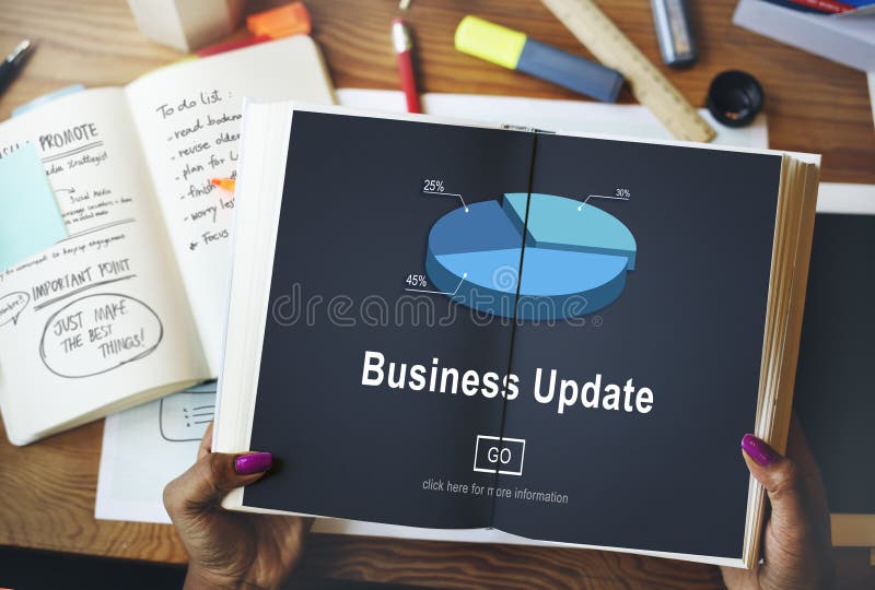 Business Update Graph Chart Graphics Concept Stock Image - Image of ...