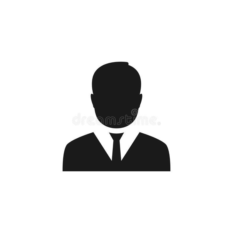 Business User Icon App. Vector Silhouette Stock Vector - Illustration ...