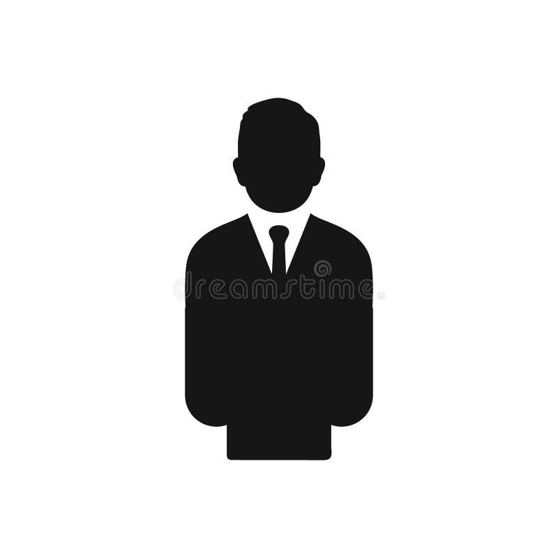 Business User Profile Icon. Stock Vector - Illustration of user ...
