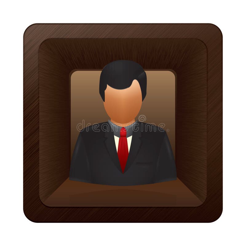 Business User. Vector Illustration Decorative Background Design Stock ...