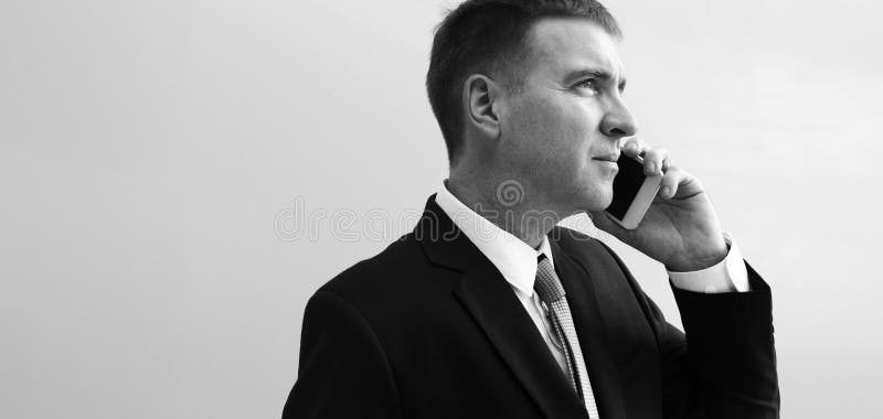 Phone discussion stock image. Image of bpgrphjp, male, businessmen - 108311
