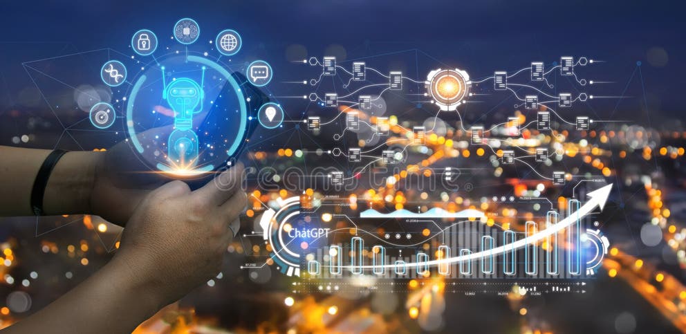 Business Using Technology for Digital Chatbot, GPT Chats, Ai Robot ...