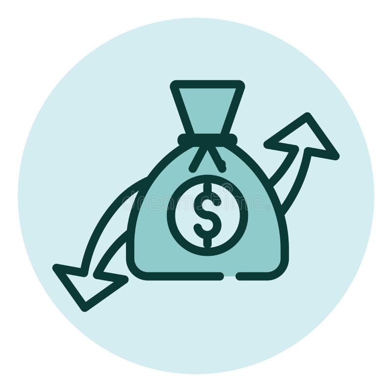 Business valuation, icon stock vector. Illustration of analysis - 259398644