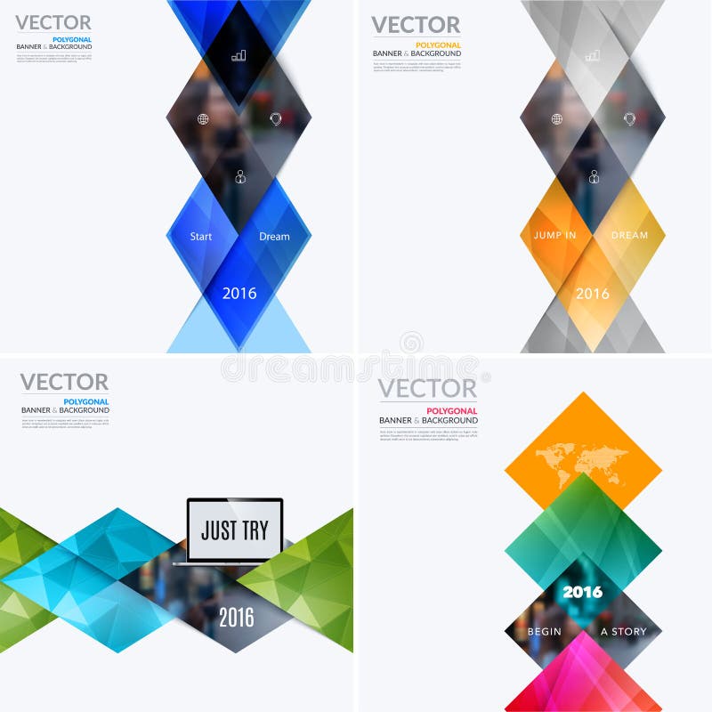 Business Vector Design Elements for Graphic Layout. Modern Abstr Stock ...