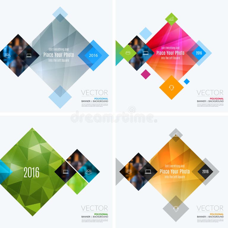 Business Vector Design Elements for Graphic Layout. Modern Abstr Stock ...