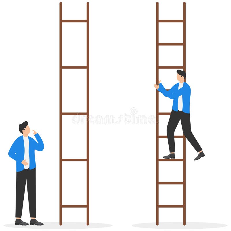 Business Vector Illustration of Unfair Competition between Businessman ...