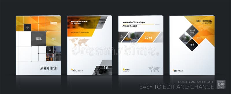 Business Vector Set. Brochure Template Layout, Cover Design Annu Stock ...