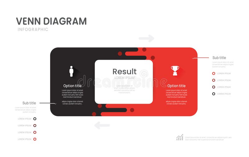 Business Venn Diagram Infographic Template with 2 Options, Fully ...