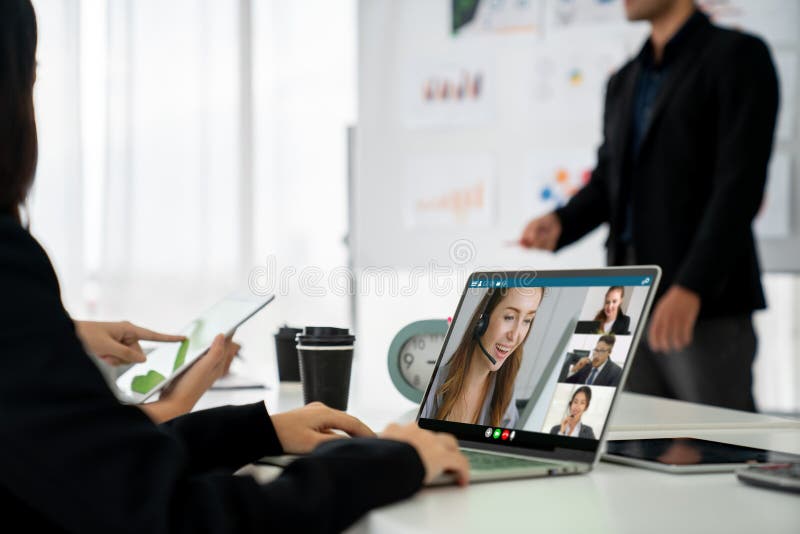 306 Video Conferencing Technology Business Client Stock Photos - Free ...