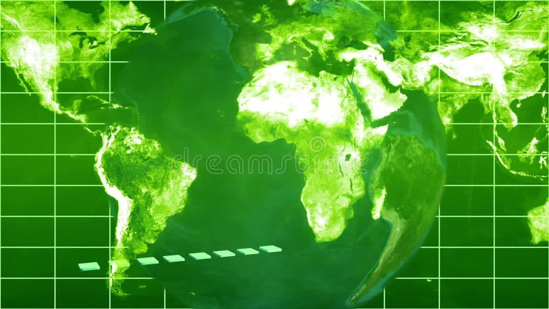 Green World Map- 3D Tree or Forest Shape of World Map Stock Footage ...