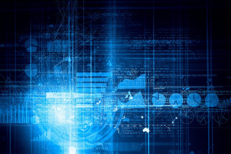 Business virtual panel stock illustration. Illustration of multimedia ...