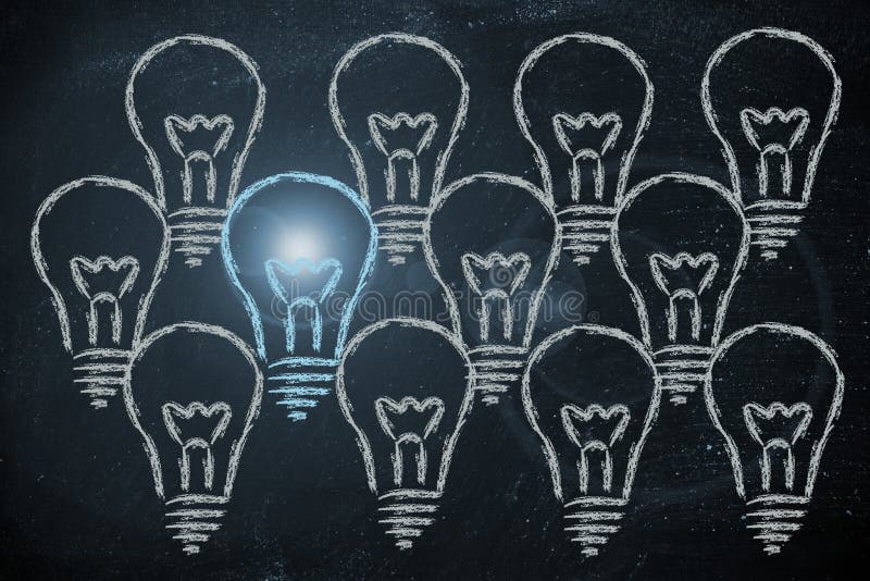 Business Vision: Be Unique, Not Average Stock Image - Image of talent ...