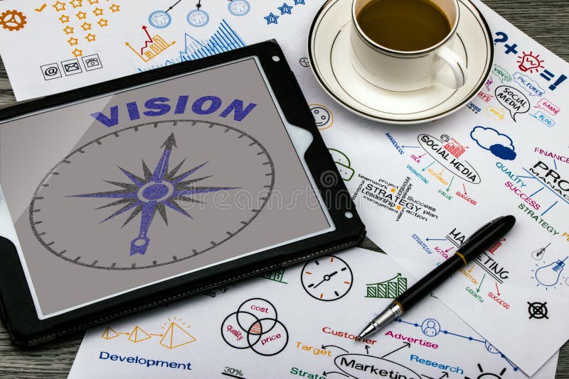 Business vision concept stock image. Image of solution - 50820265