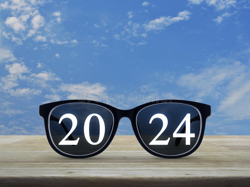 Vision 2024 Written on Highway Road To the Mountain Stock Photo - Image ...