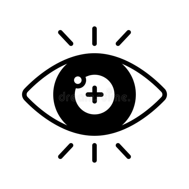 Business Vision Icon Creatively Designed in Glyph Style Stock Vector ...