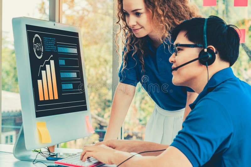 Business Visual Data Analyzing Technology by Creative Computer Software ...