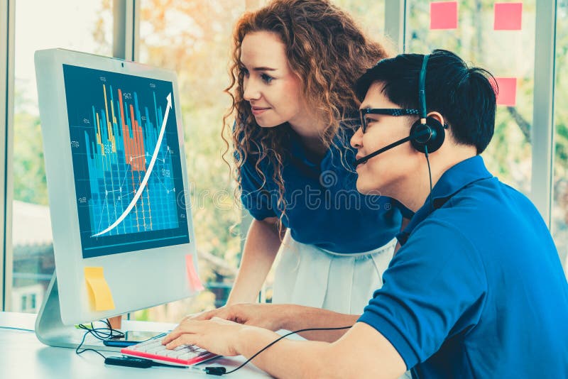 Business Visual Data Analyzing Technology by Creative Computer Software ...