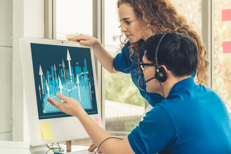 Business Visual Data Analyzing Technology by Creative Computer Software ...