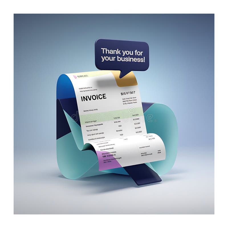 Business Voucher Receipt Design Template Flyer Stock Vector ...