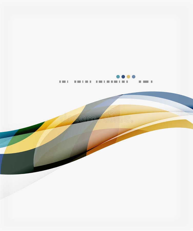 Business Wave Corporate Template Stock Illustration - Illustration of ...