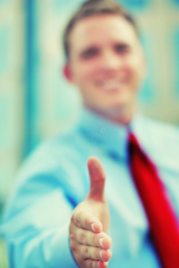 Business welcome handshake stock image. Image of smile - 4190121