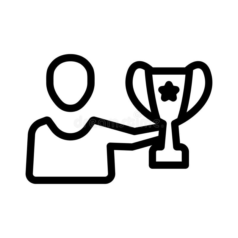 Business Winner Icon stock vector. Illustration of beautiful - 358593684