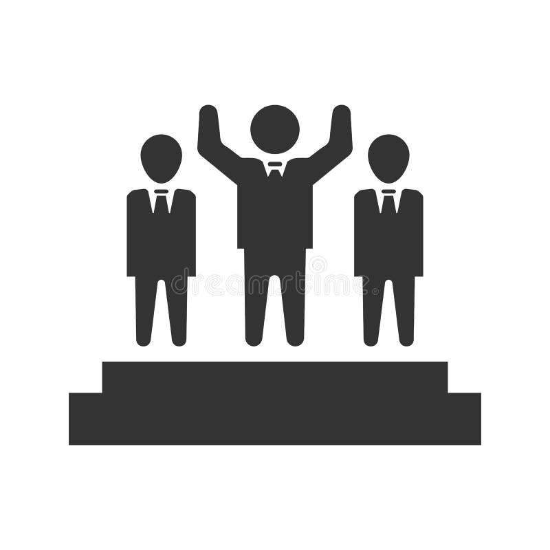 Business Winner Icon stock vector. Illustration of champion - 135838432
