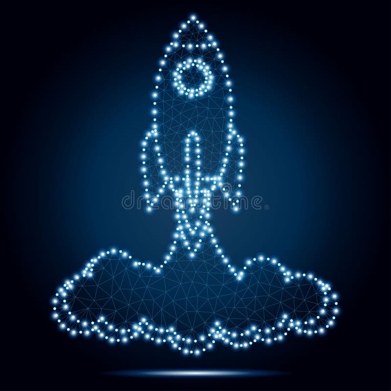 Wireframe Rocket Stock Illustrations – 1,928 Wireframe Rocket Stock ...