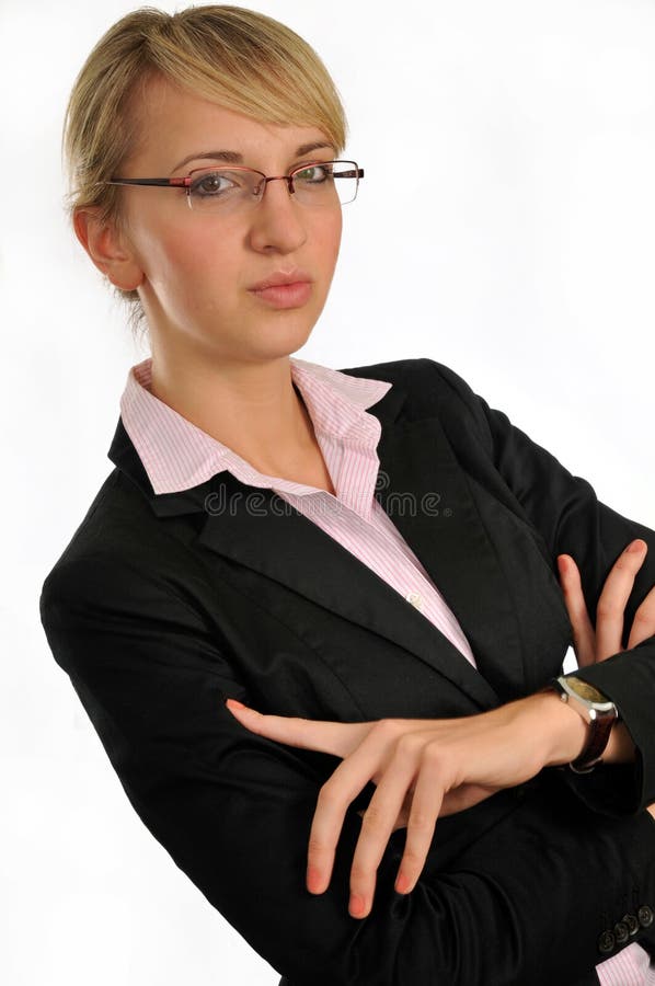 Intelligent woman stock photo. Image of professional - 12341702