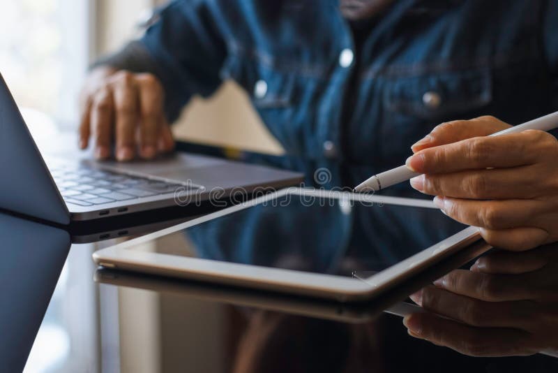 Telework, Online Learning Concept. Stock Photo - Image of occupation ...