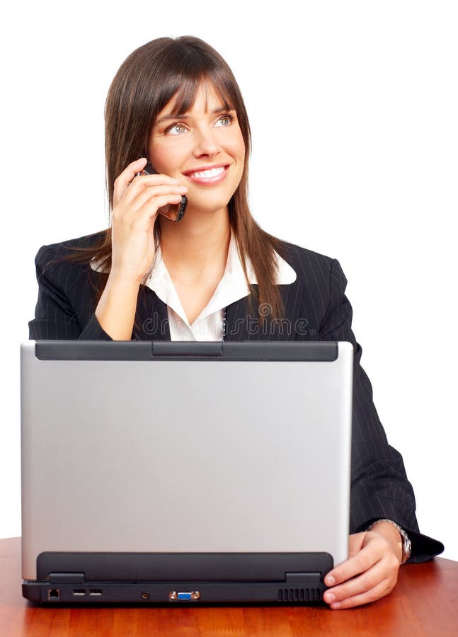 Business woman call stock photo. Image of customer, cell - 681052