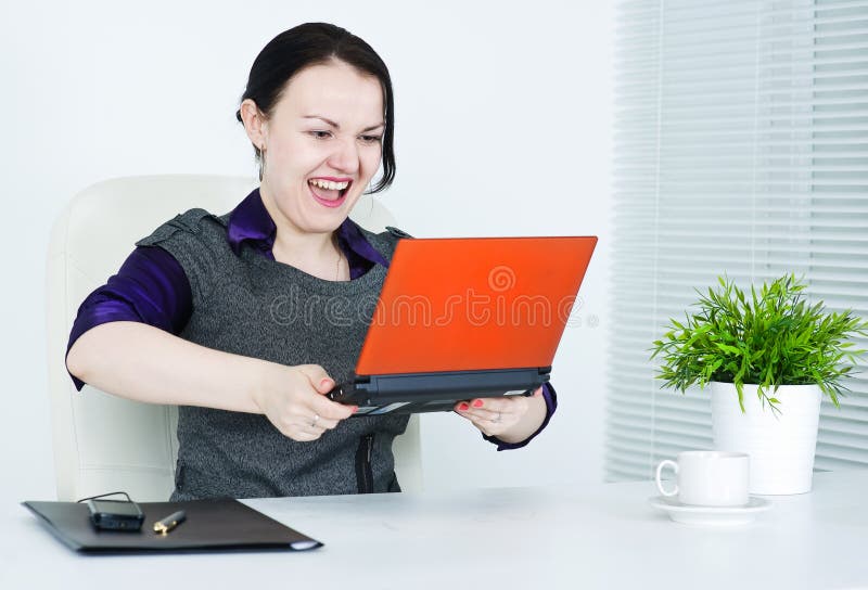 461 Woman Throwing Laptop Stock Photos - Free & Royalty-Free Stock ...