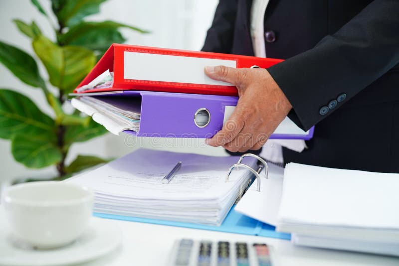 Business Woman Busy Working with Documents in Office Stock Image ... Business Woman Busy Working with Documents in Office Stock Image ...