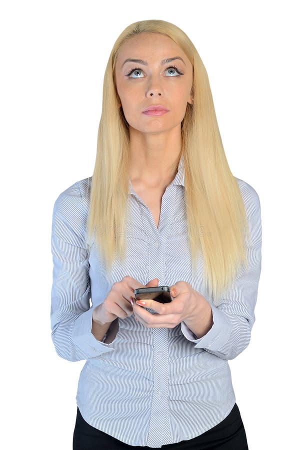 Business woman call phone stock image. Image of manager - 55936679