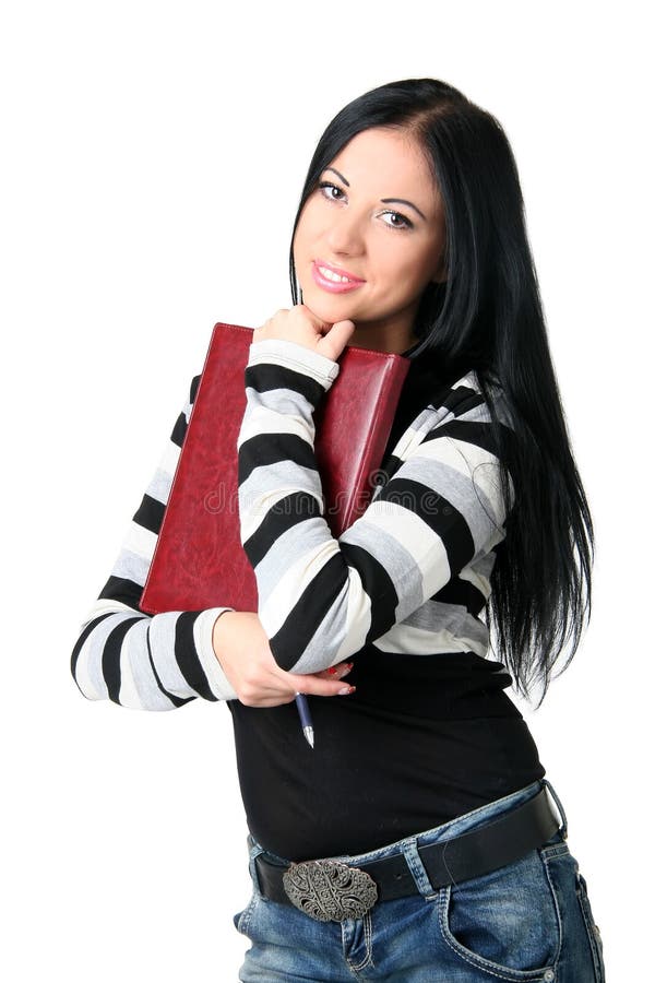 The Business Woman with Documents Stock Image - Image of modern, face ...