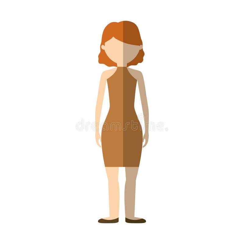 Business Woman Formal Cloth Icon Stock Illustration - Illustration of ...