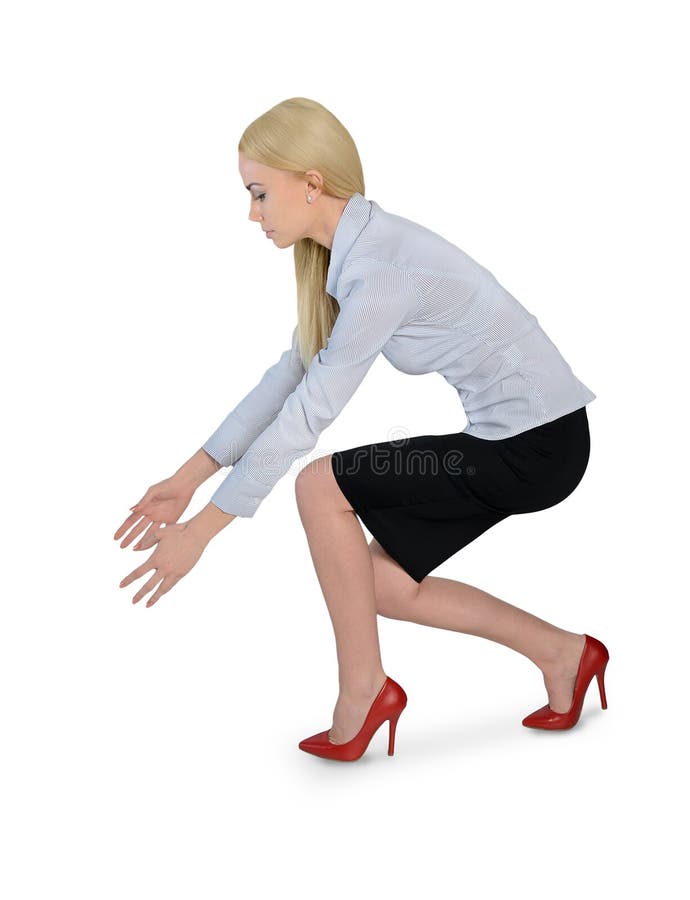 Woman holding hands out stock image. Image of blue, posed - 3799759