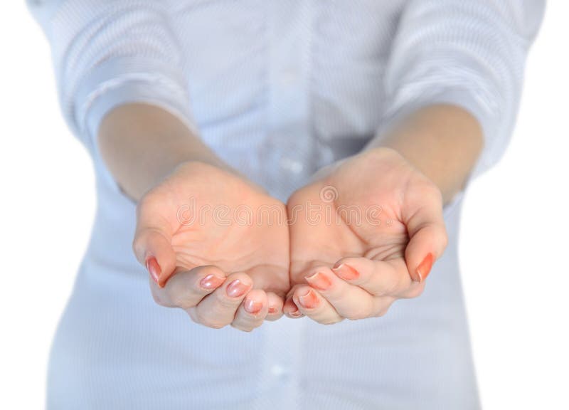 Man offering something stock photo. Image of isolated - 49407908