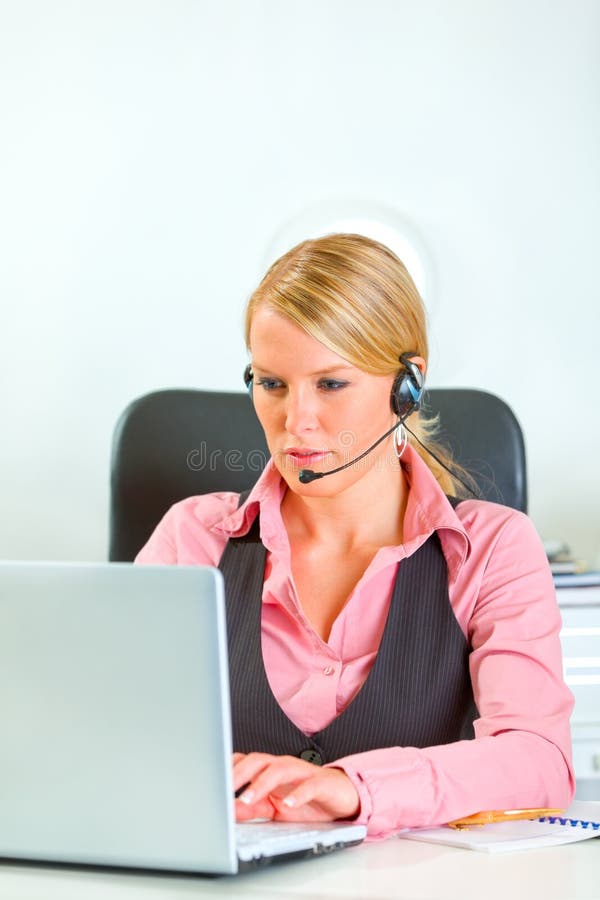 Stock Traders with Headsets at Work Stock Image - Image of caucasian ...