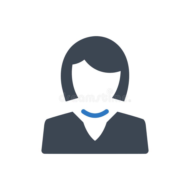 Business woman icon stock vector. Illustration of businesswoman - 147197487