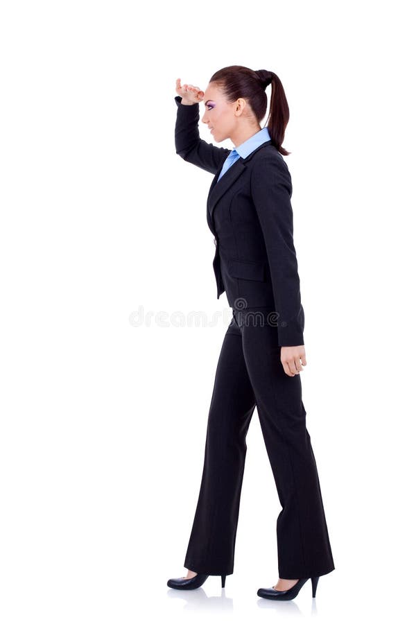 Business Woman Looking Forward Stock Photo - Image of girls, face: 18360322