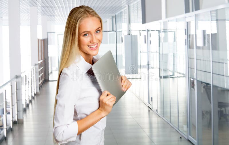 Business Woman with Tablet Computer Stock Image - Image of screen ... Business Woman with Tablet Computer Stock Image - Image of screen ...